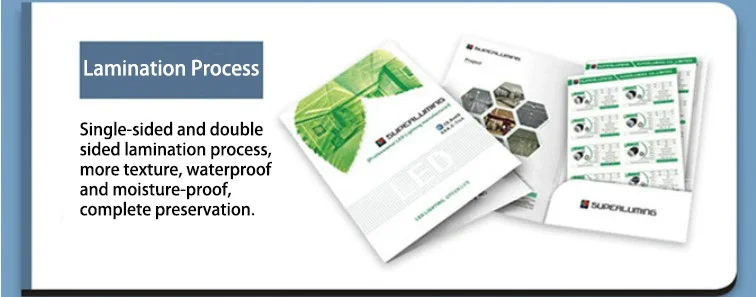 Custom Waterproof 300GSM Coated Paper Cardboard File Folders