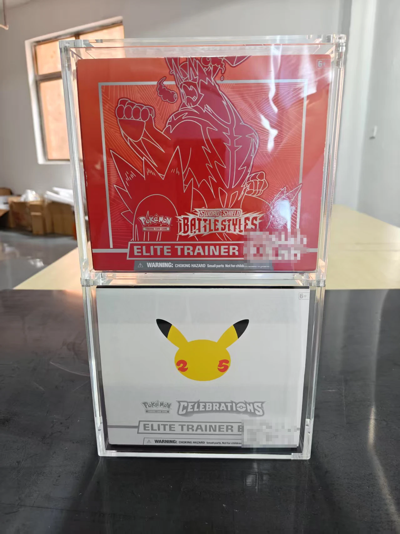 Acrylic Elite Trainer Box Display Case for Pokemon TCG