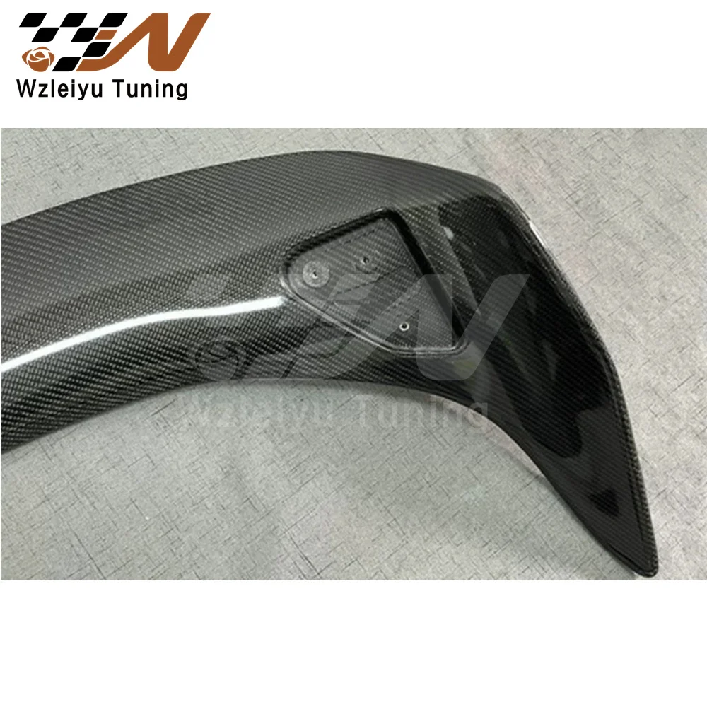 Type R Style Carbon Fiber Rear Trunk Spoiler Wing Fit For Honda Civic ...