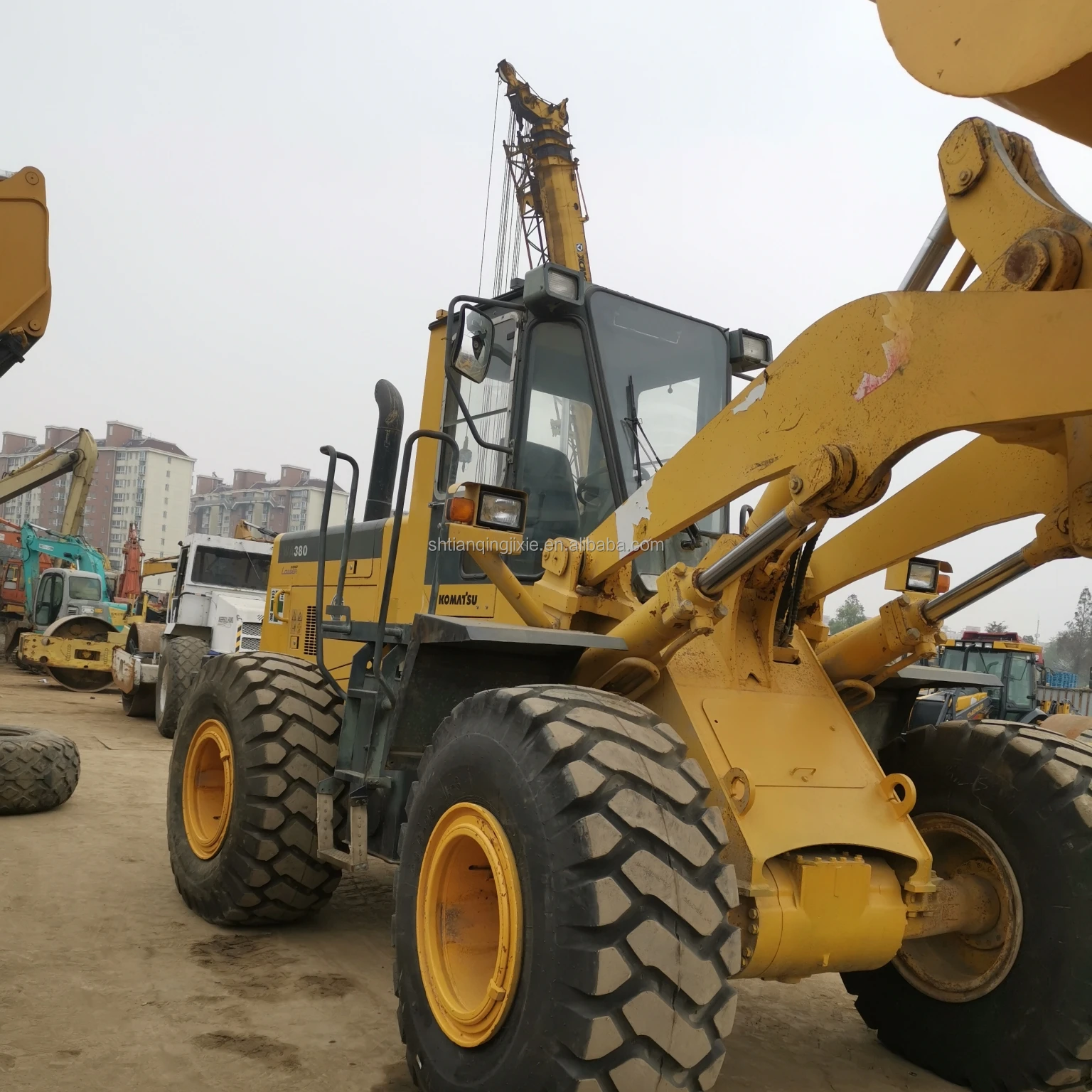 Used Wheel Loaders 5t Japan Komatsu WA380-6 High Power Big Bucket ...