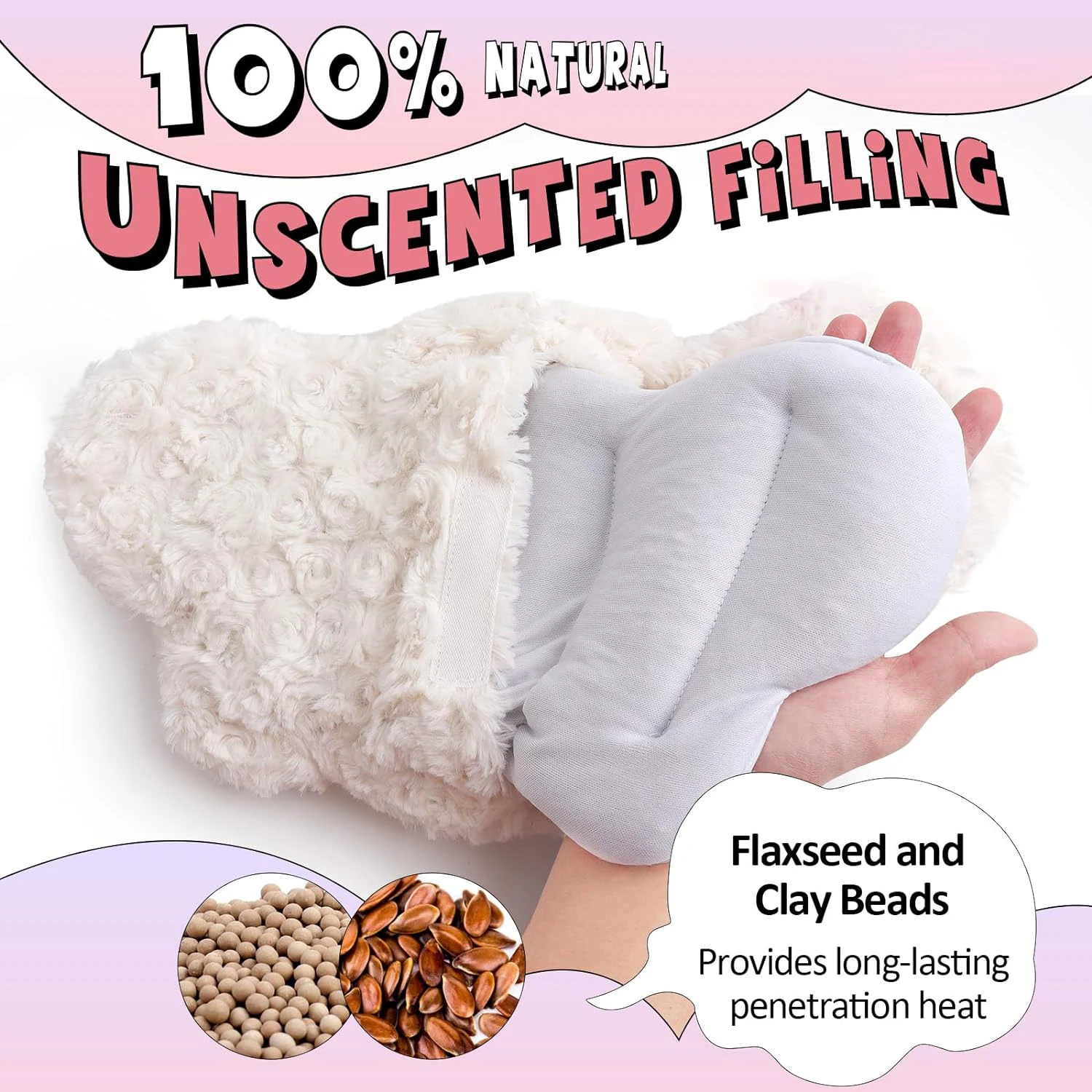 Cute Design Relaxing Warm Moist Heating Pad - Microwave Heat Pack