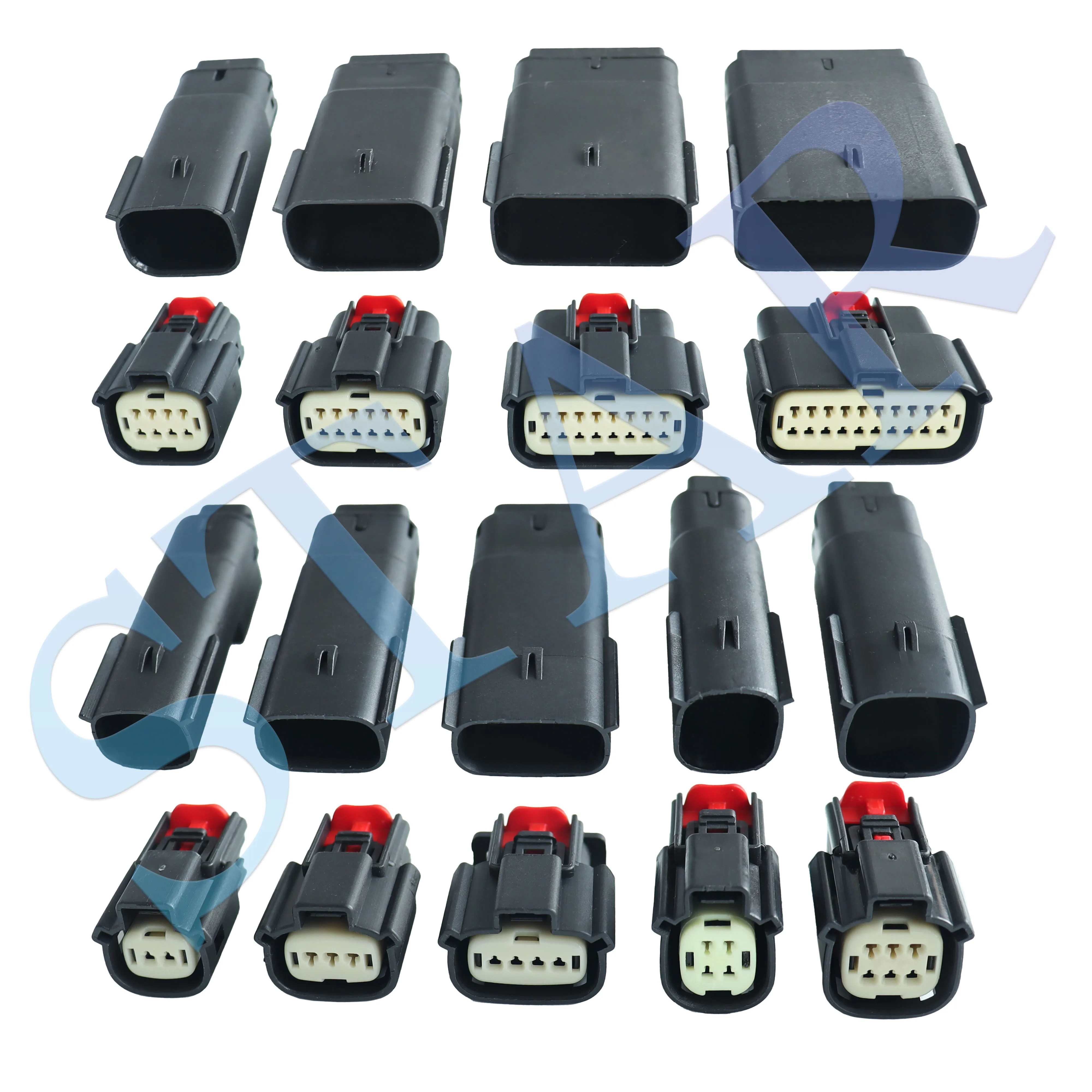 MX150 Molex 3 Pin Female Sealed Connector Waterproof Automotive Auto ...