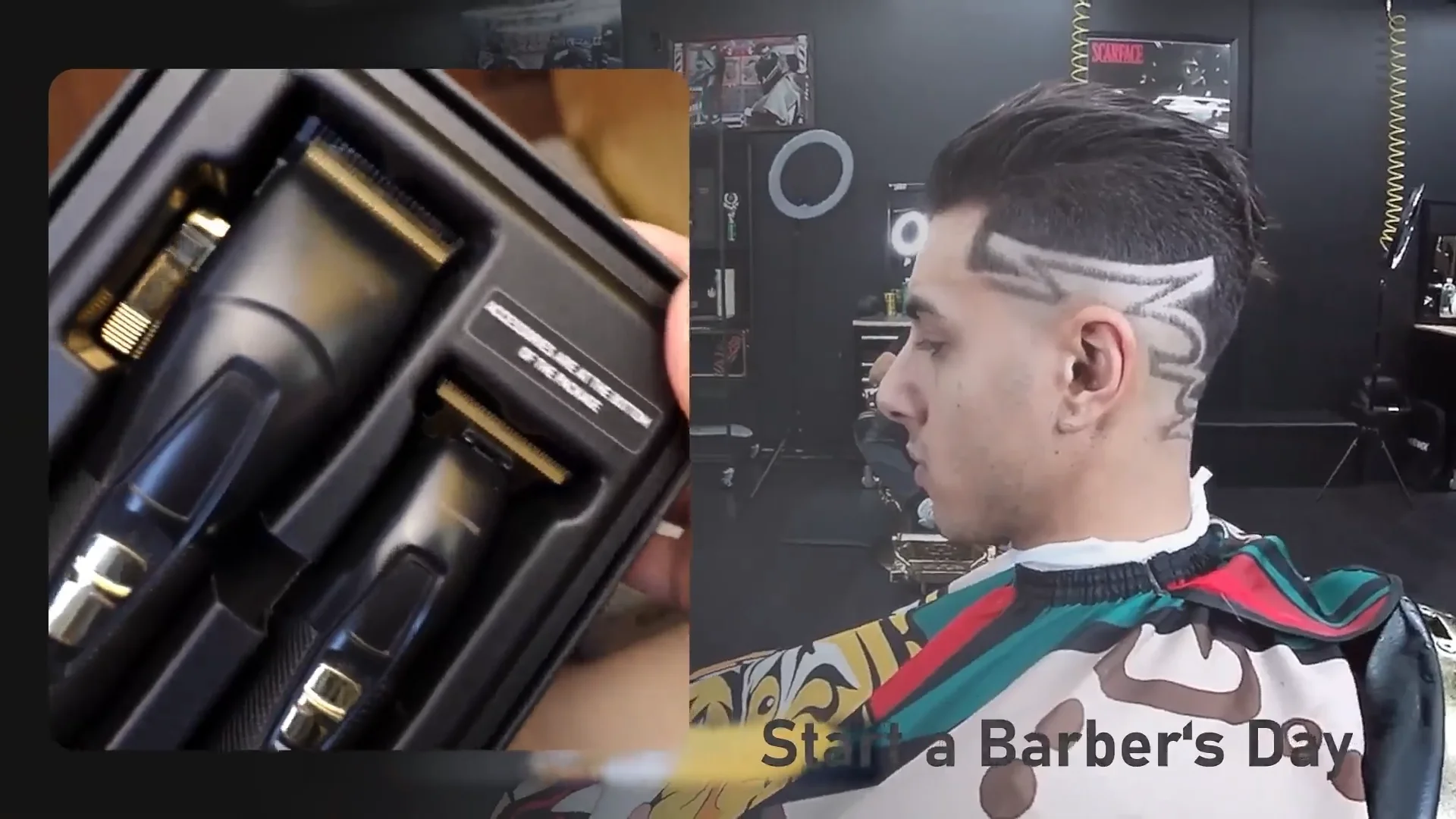 Cordless Electric Rechargeable Professional Salon Barber Hair Cutting ...