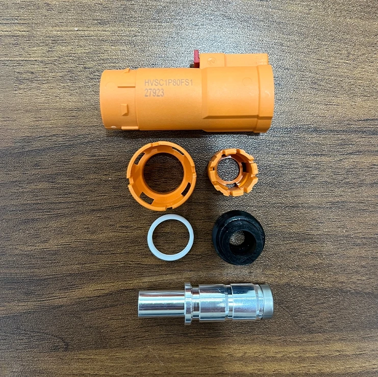 High Voltage Hvil 4 Pins Wiring Harness Assembly Metal Shielded ...