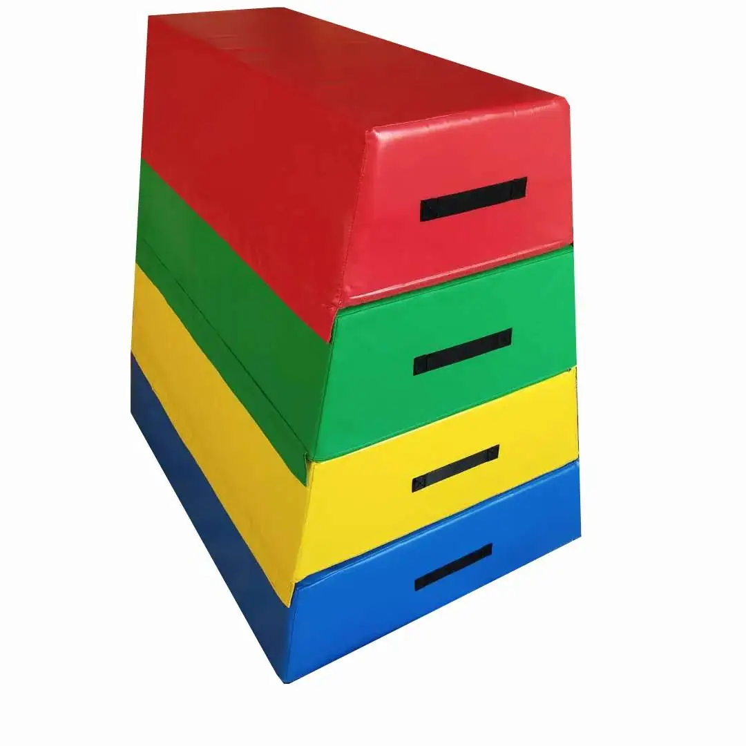 Folding Trapezoid Shape Parkour Spotting Vaulting Block - Buy Trapezoid ...