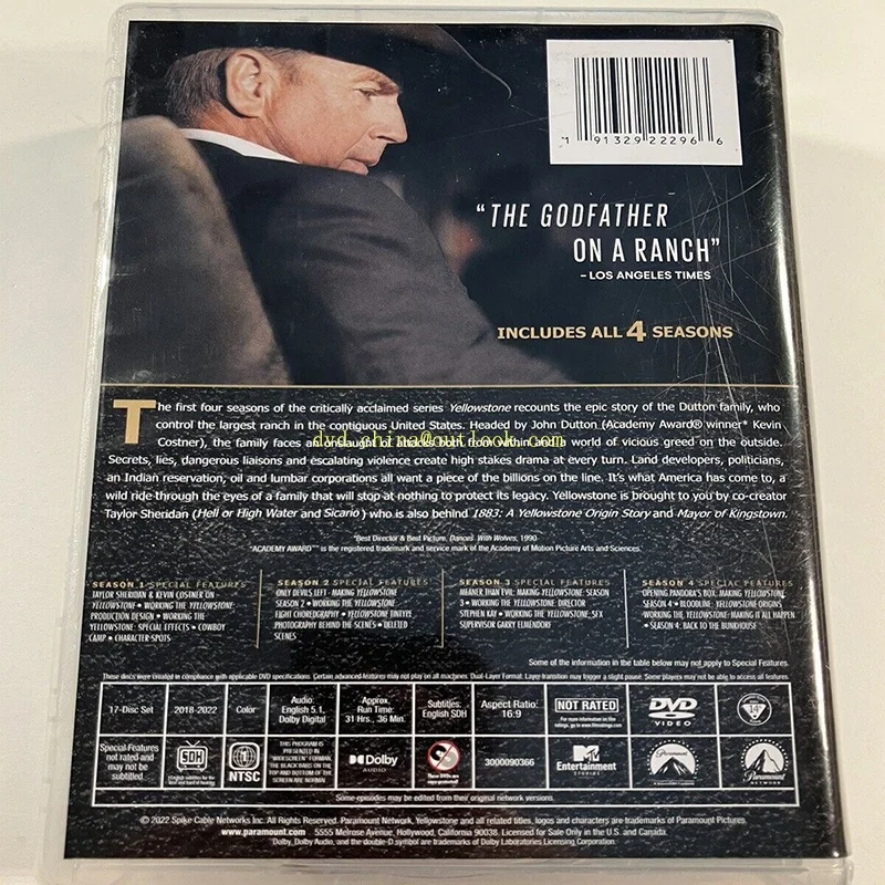 Yellowstone Season 1-4 The First Four Seasons 17dvd Dvd Boxed Sets ...