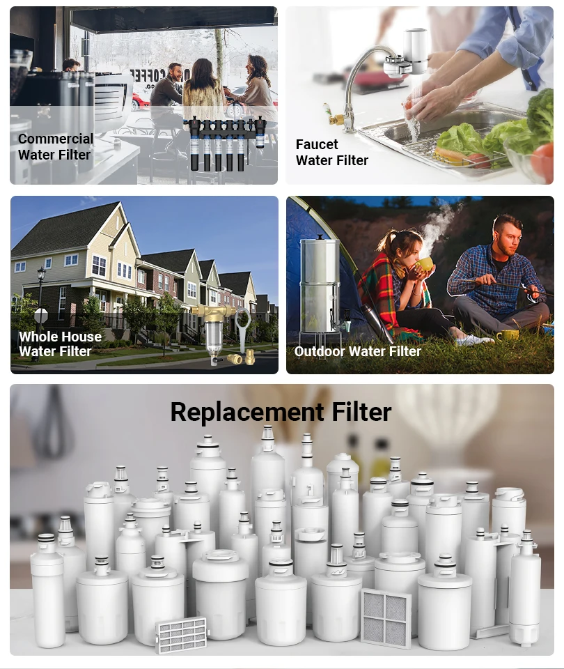 Large Filtration Capacity Waterfilter Outdoor Filtered Straws Reusable ...