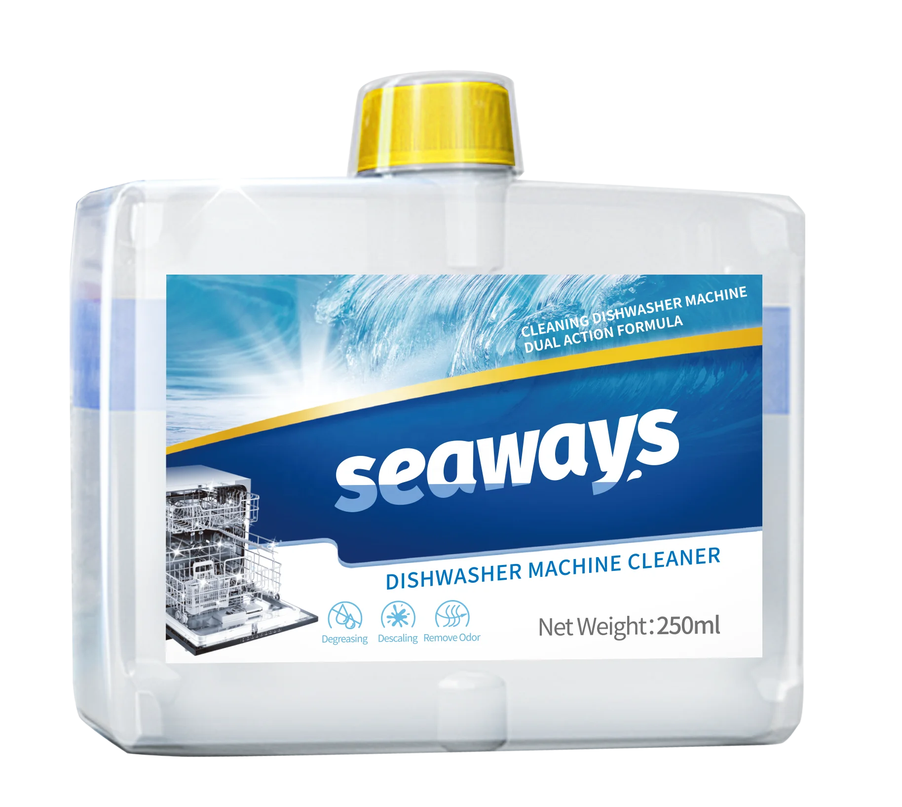 Natural Dual Action Dishwasher Cleaner Fight Grease & Limescale Lemon ...