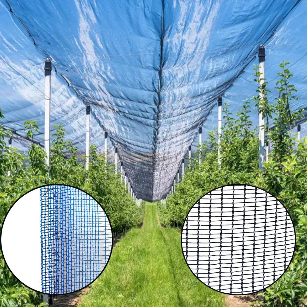 Agricultural HDPE Plastic Anti Hail Mesh Net Black Hail Proof Net Anti ...