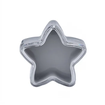 Empty 5g Ps Plastic Star Boxes Mini Grey Color Cosmetic Sample Jars ...