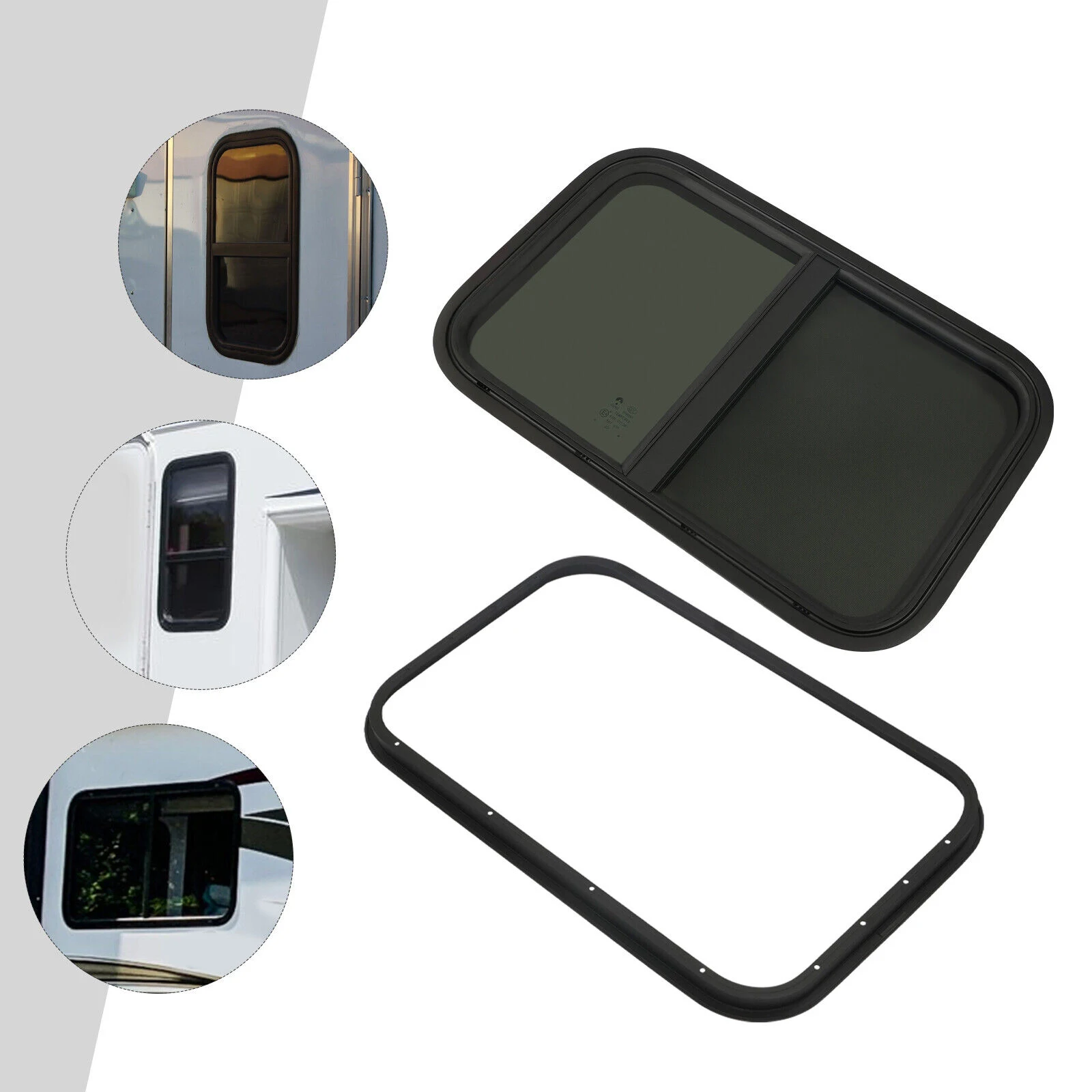 Trailer Camper Van Sliding Window With Trim Ring Factory Price In Stock ...