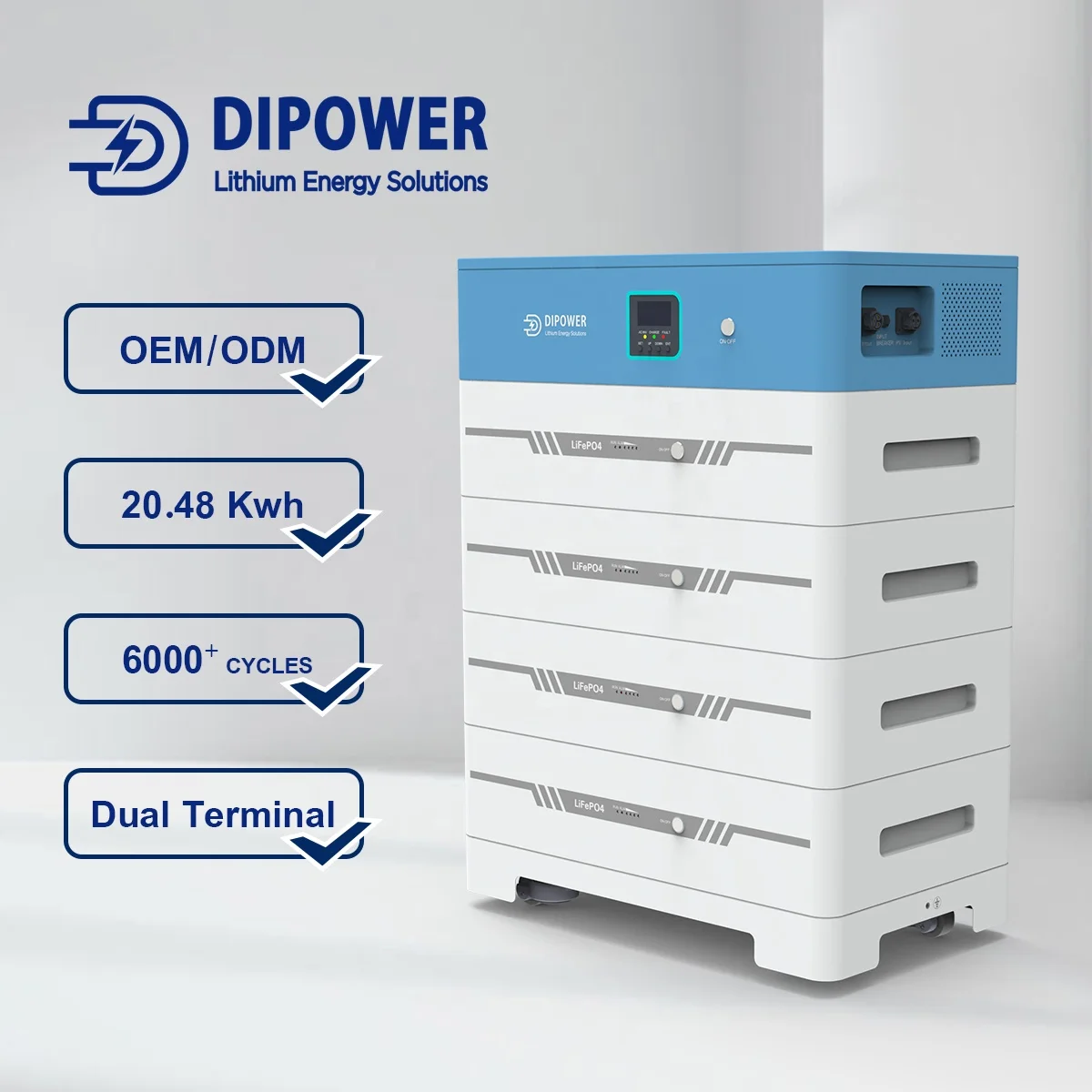 Stackable Energy Storage - 20kwh Solar System for Home