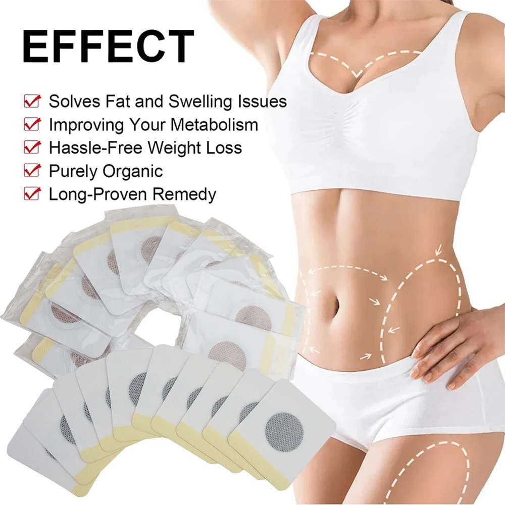 10 Pack Natural Plant Belly Patch Slimming Patches Weight Loss - Buy Slimming Patches For Weight ...