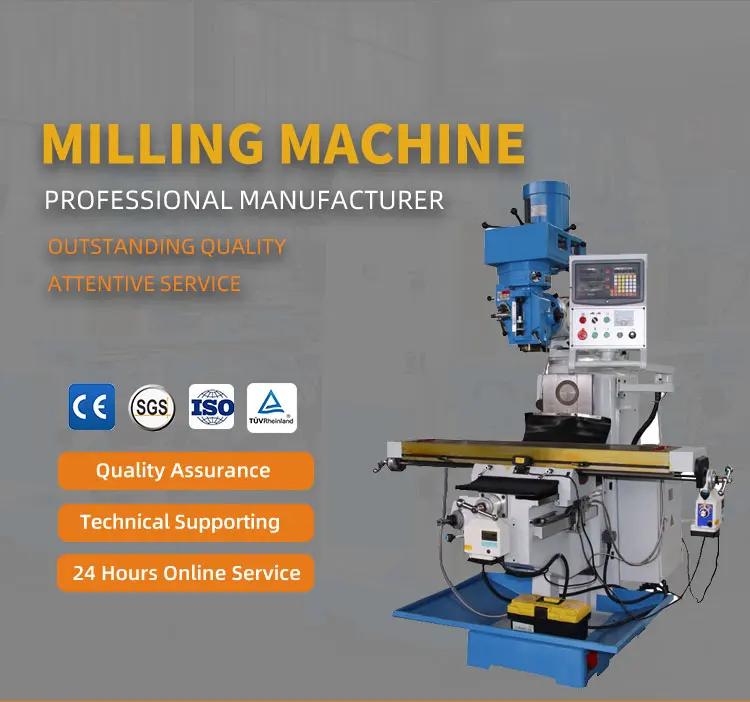 4H Vertical Milling Machine Table 1500x360mm Multi-functional CNC ...