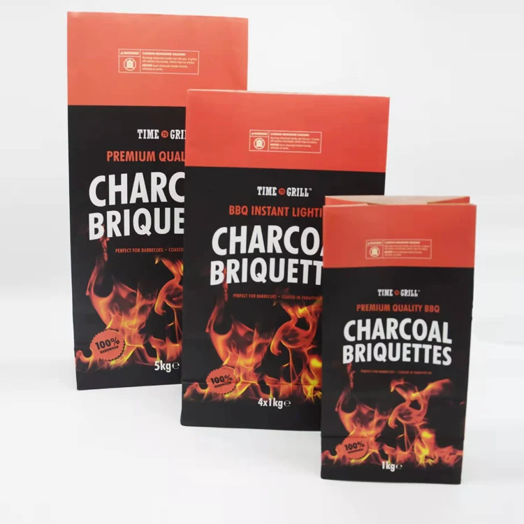 Charcoal Briquettes Paper Bags - Customized & Recyclable