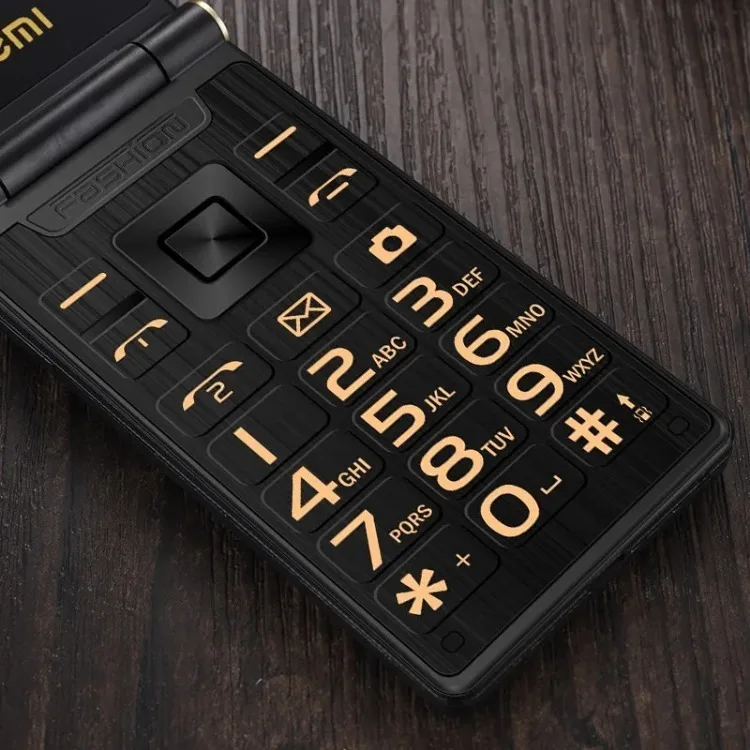 2G GSM Touch Display Flip Phone - Easy Use & Long Standby