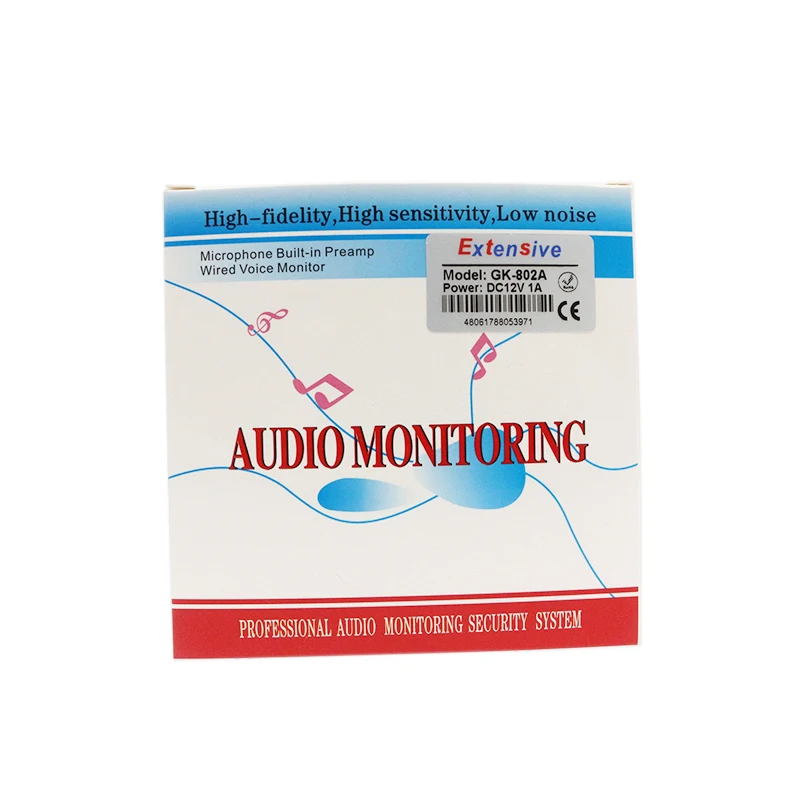 오디오 픽업 고충실도 소음 감소 감도 조정가능한 픽업 Cctv 부속품 Gk-802a - Buy 고음질,소음 감소,감도 조절 ...
