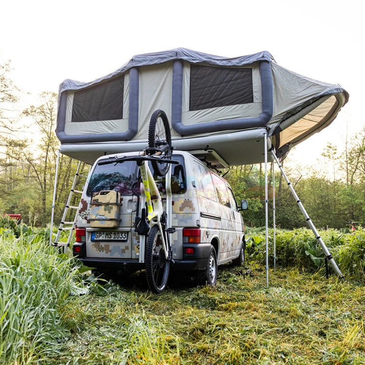 New Portable Rooftop Tent - Inflatable Car Lightweight Waterproof