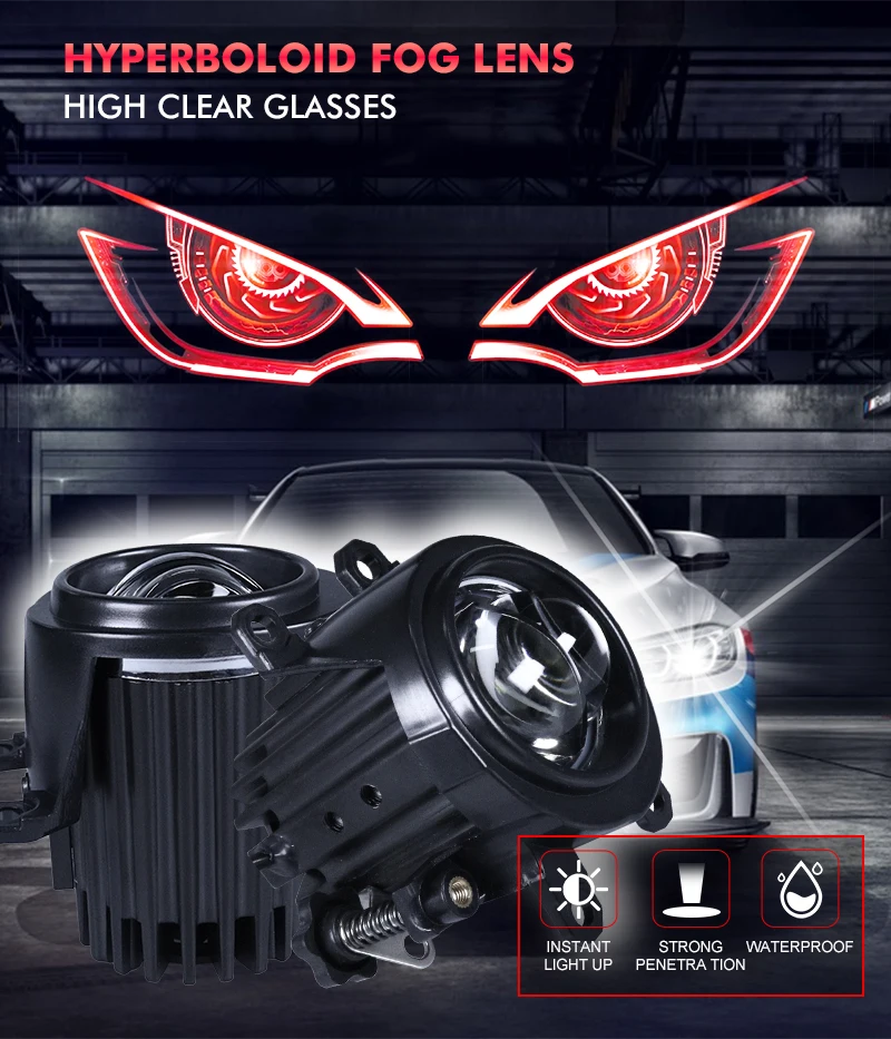 Bi Led Laser Fog Light 2 Inch LED Fog Lamp for Toyota Corolla ...