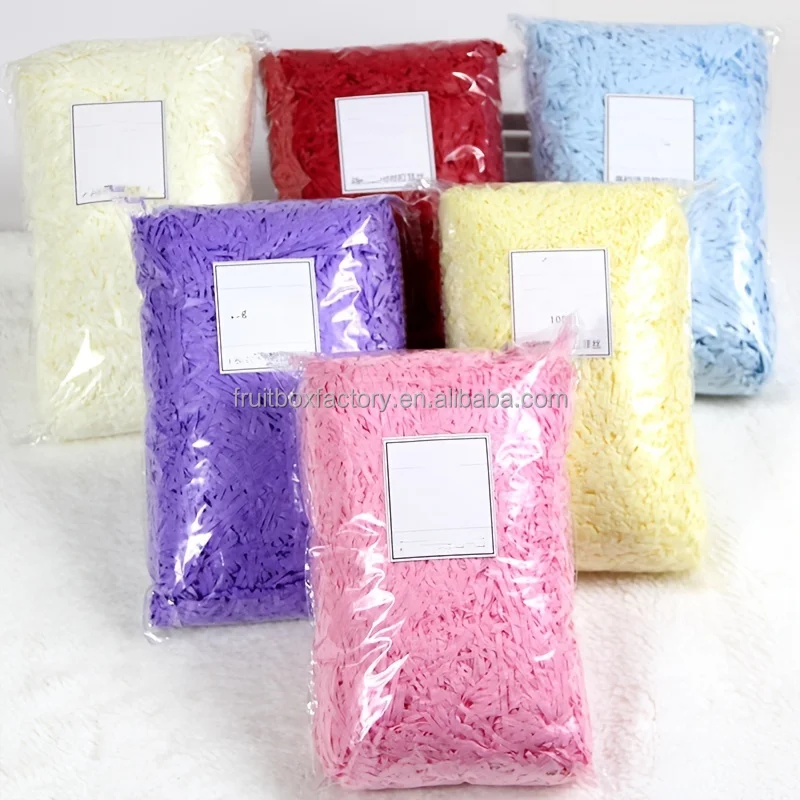 High Quality Decorative Crinkle Shredded Cut Raffia Paper Stuffing ...