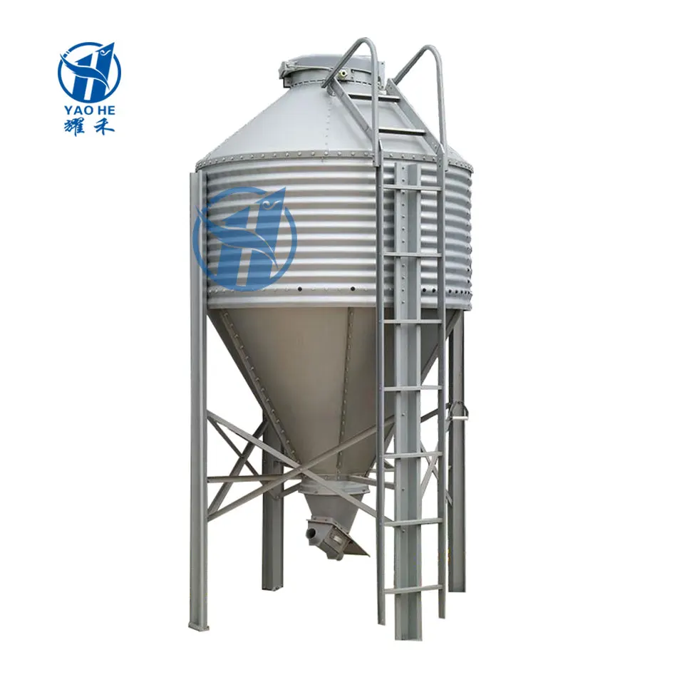 Soybean Meal Storage Silo For Feed Processing Factory / Corn Grain ...