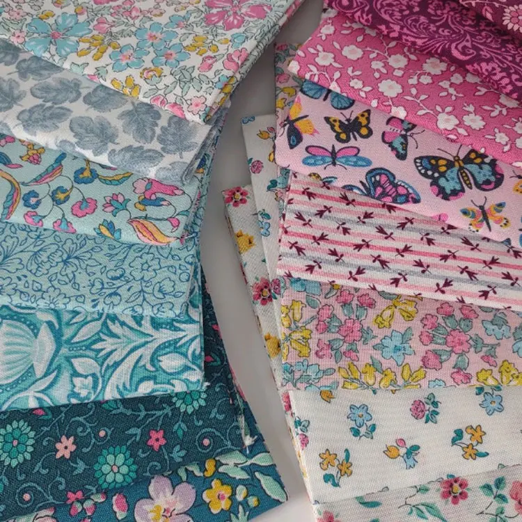 Multi Color Dressmaking Fine Uk Medium Weight Digital Floral Printing ...