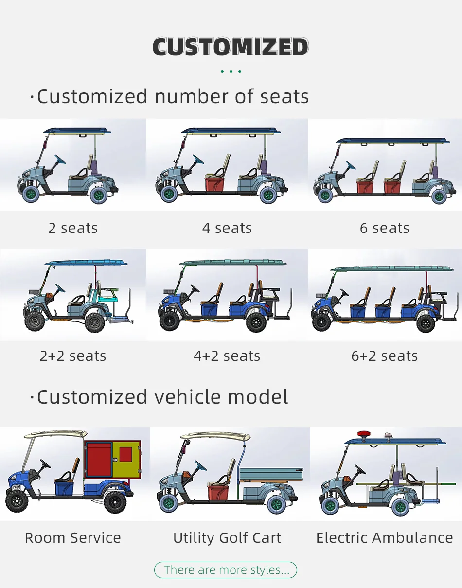 Classic Offroad Wholesale 2 Seater Electric Golf Carts Environmental ...