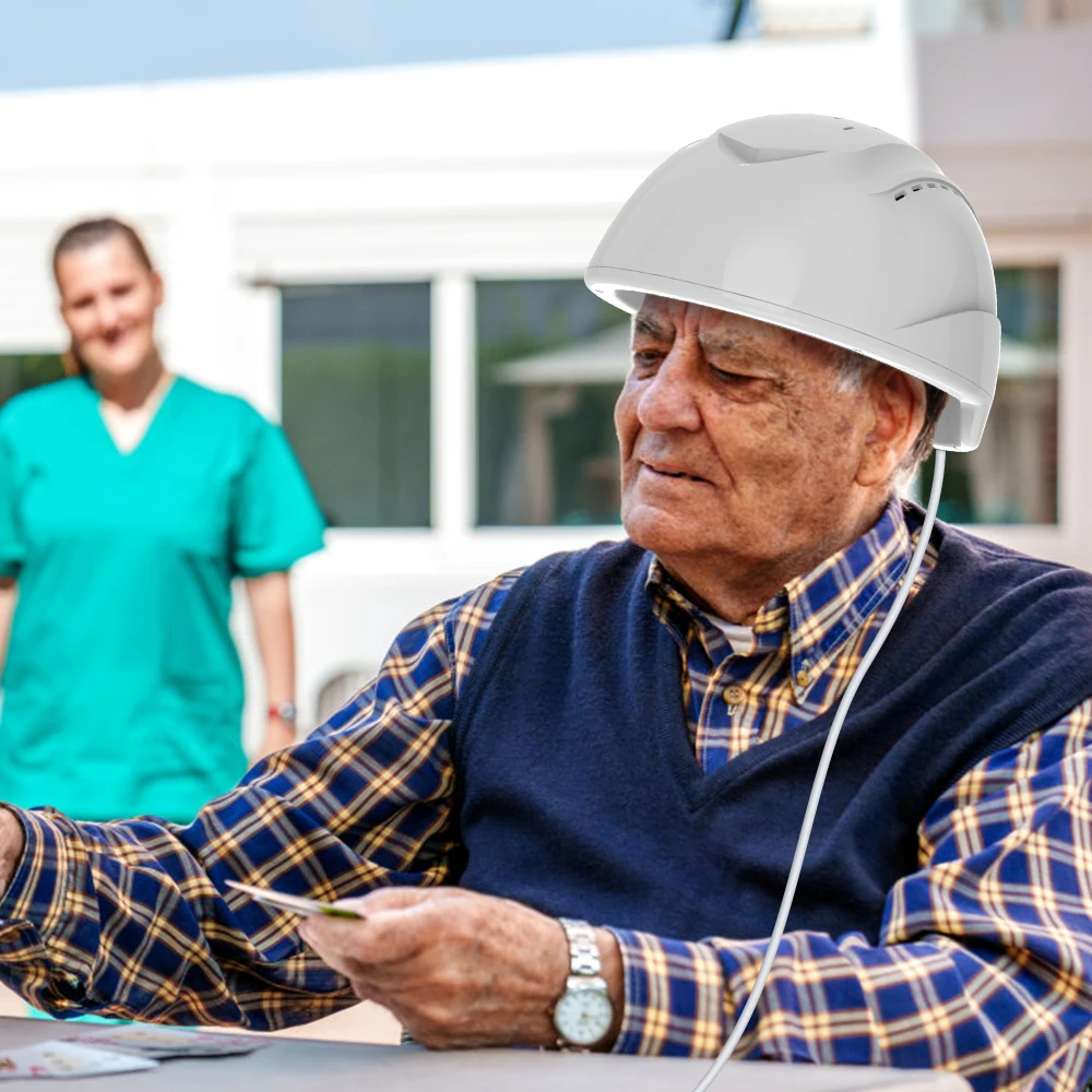 New 810nm Photobiomodulation Brain Helmet Infrared Therapy Neuro Helmet ...