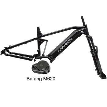 2023 New Design Emtb Full Suspension Middle Drive Ebike Frame Electric ...