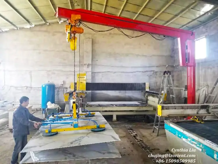 Electric Granite Stone Vacuum Slab Lifter Handling Machine - Buy Vacuum ...