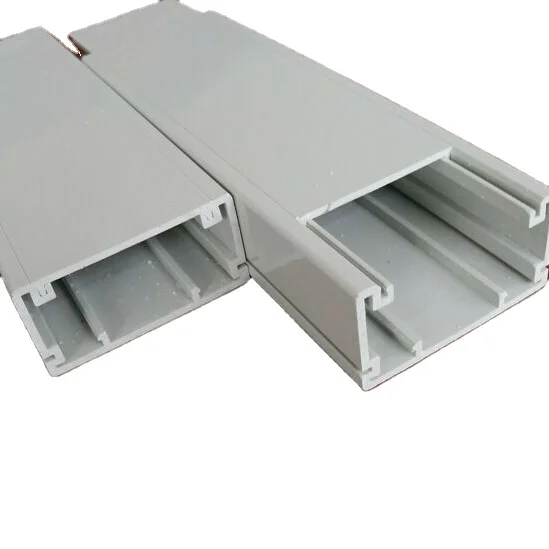 White Pvc Trunking Upvc Cable Channel - Buy Cable Channel pvc Channel ...