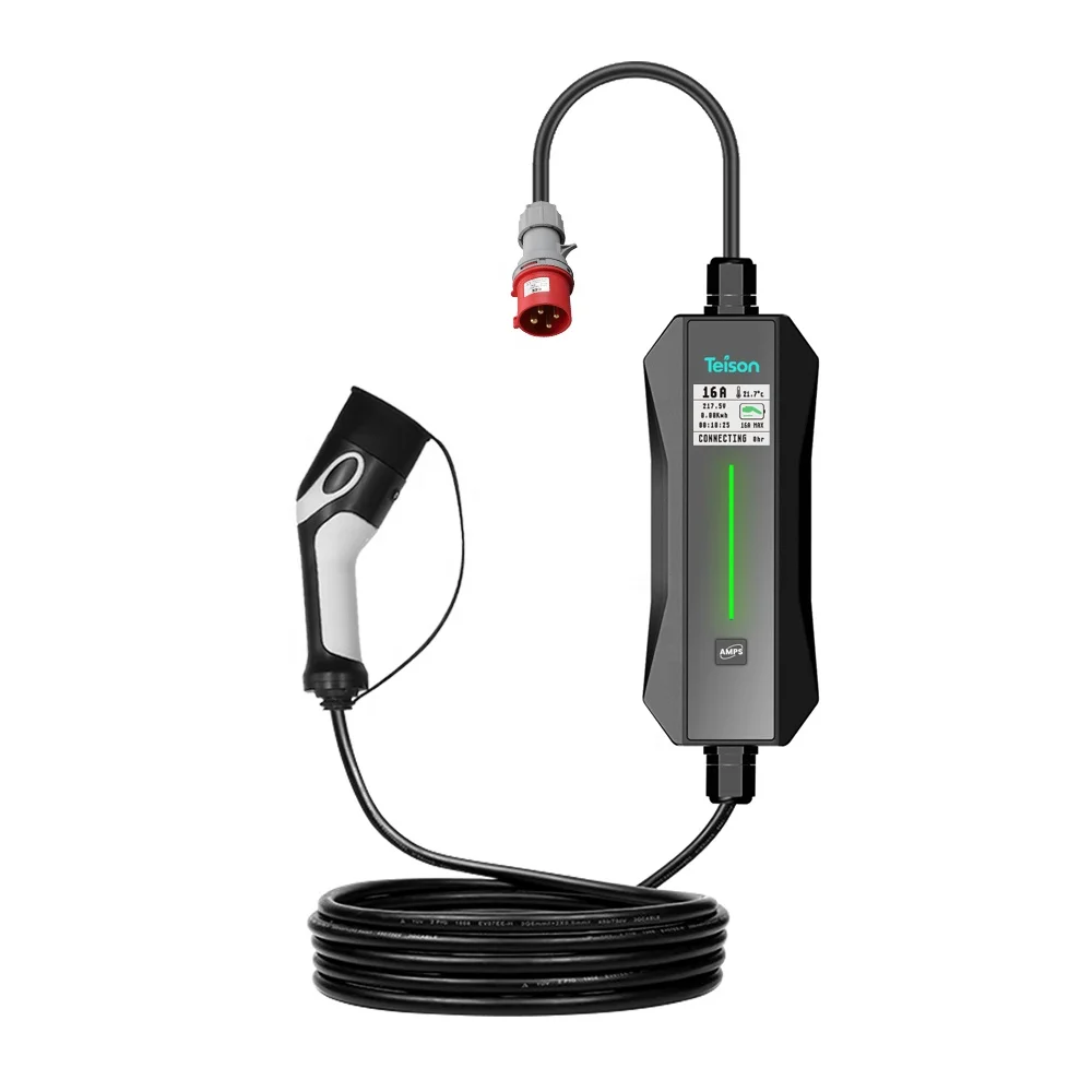 Teison 11kw 3 Phase Portable EV Fast Charger Type 2 Plug| Alibaba.com