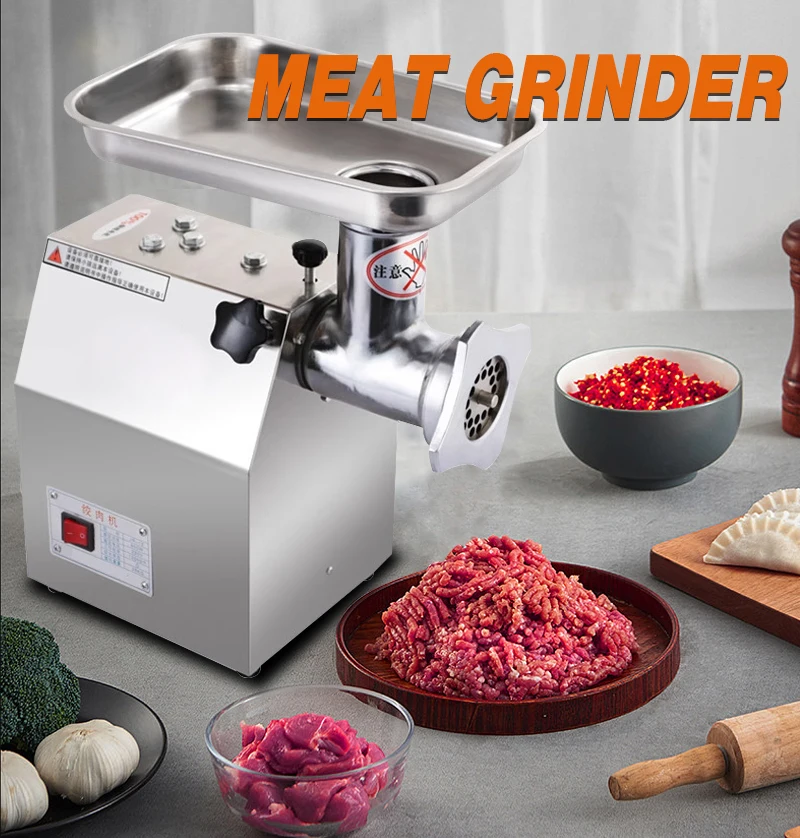 Stainless Steel Electric Meat Mincer Kitchen Equipment Meat Grinders ...