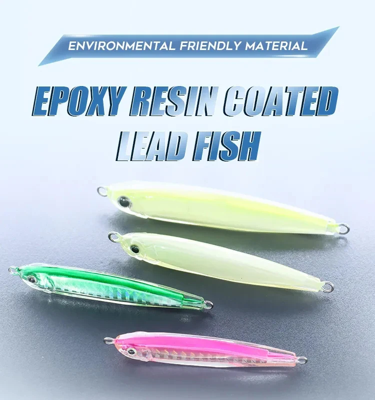 46g Custom OEM New Design Epoxy Resin Jig Lures Epoxy Jigging Bait ...