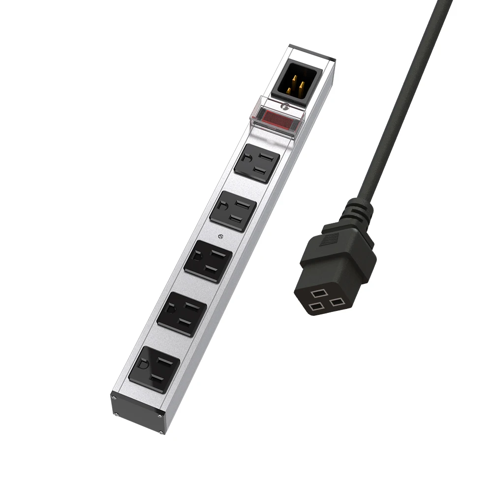 Us Standard Rack Mount Aluminum Alloy Material 5 Outlets With Iec 320 ...