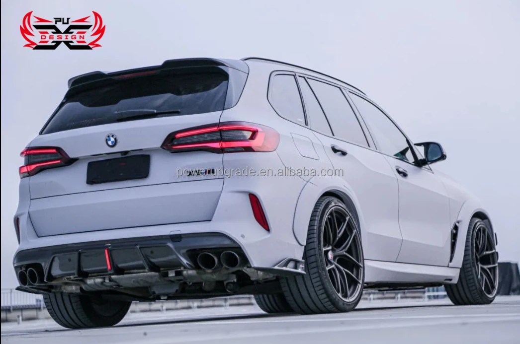 AE Style Rear Diffuser for BMW X5M F95 - Carbon Fiber Kit