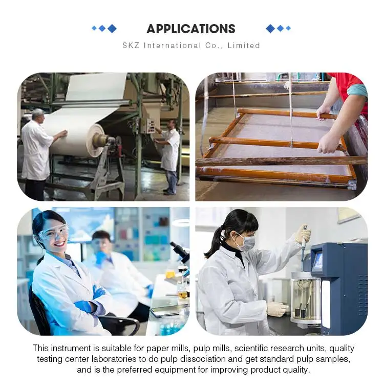 Official Oem Lab Diameter 90 Three Blades Pulp Disintegrator Meter ...