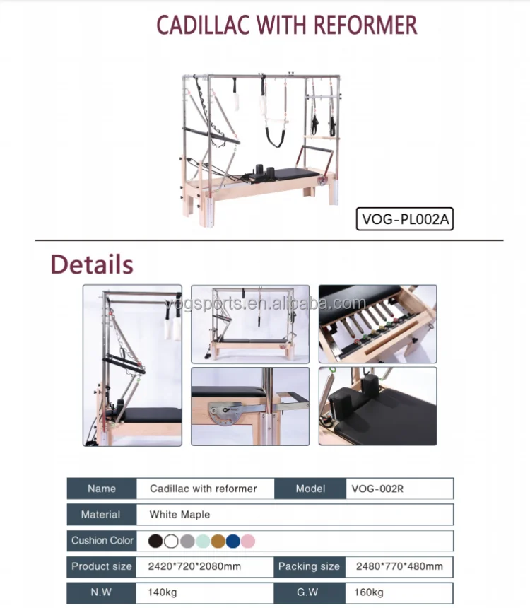 Pilates Reformer With Cadillac Pilates Reformer With Full Trapeze ...