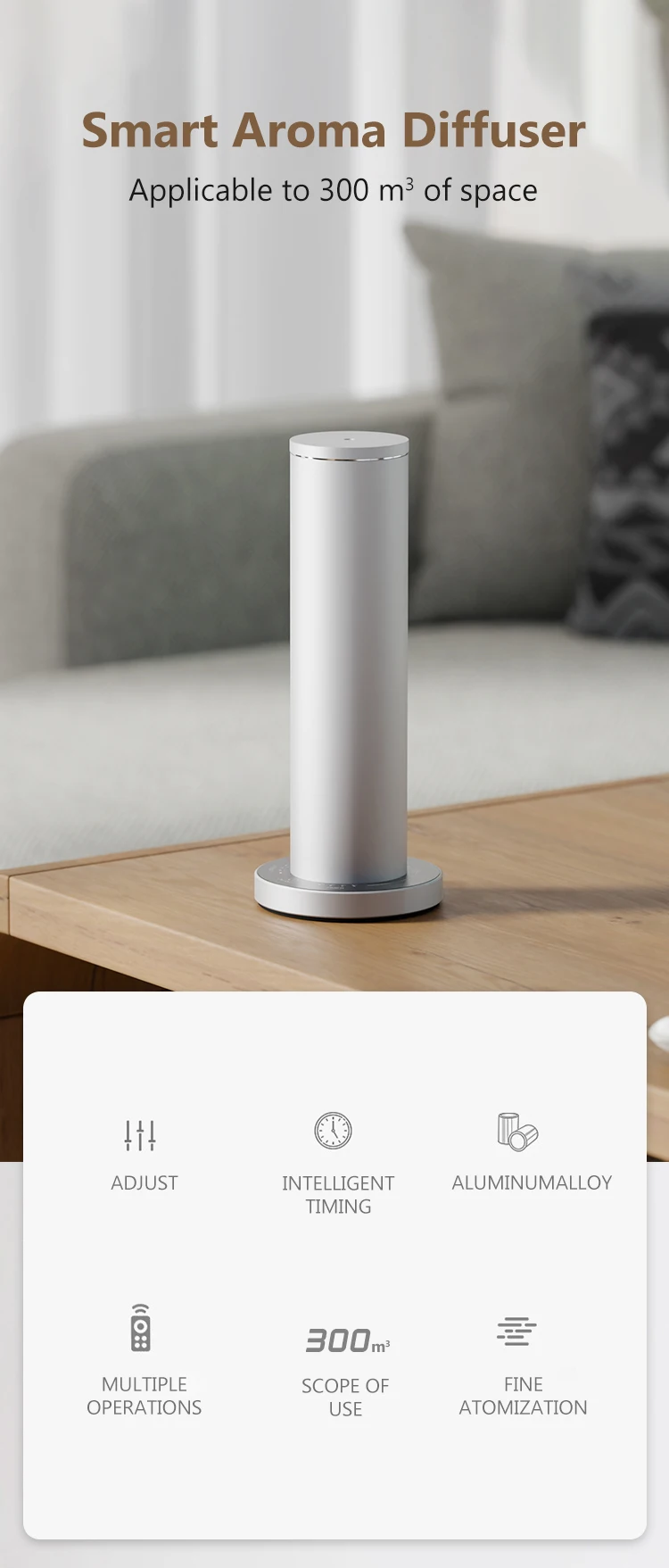 300CBM Commercial Smart Electric Air Scent Diffuser for Hotels