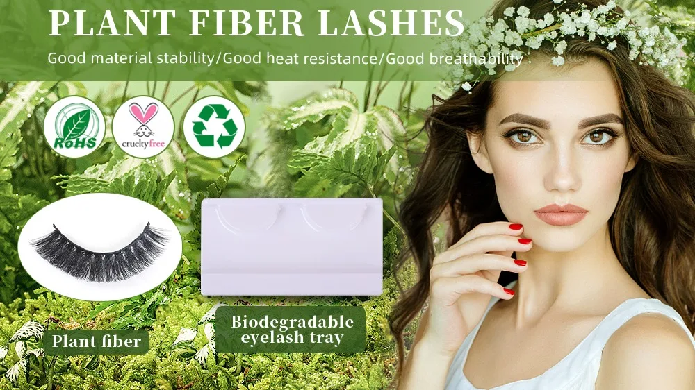 Daily Luxury Plant Fiber Vegan Mink Russian Curl 3d Sexy Eye Lashes ...