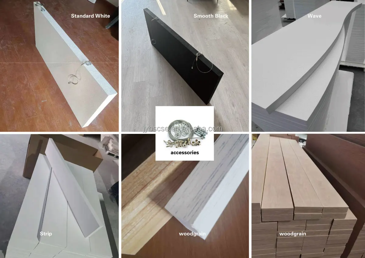 Suspended Hanging Baffles Sound Absorption Acoustic Baffle 40mm Steel ...