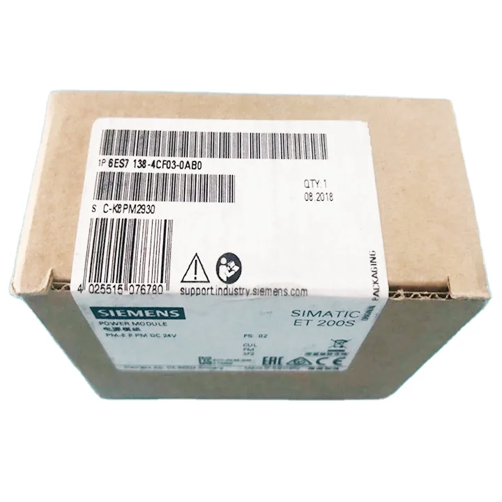6es7138-4cf03-0ab0 Siemens Simatic Inverter Plc Frequency Converter ...