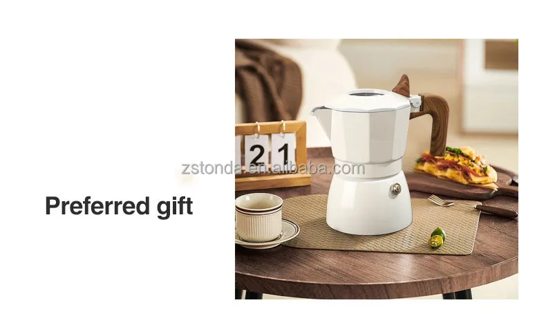 2cups Aluminum Espresso Maker Cafetera Moka Pot 100 ml Italian Coffee ...