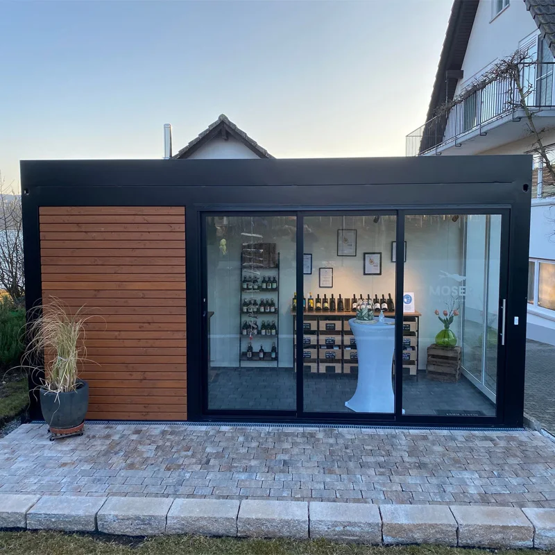 Luxury Ready-made bar Pub Steel Structure Prefabricated Container House ...