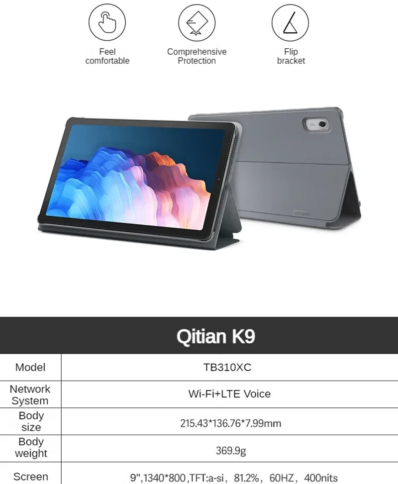 Global Firmware Lenovo Pad K9 Tablet 9 Inch 4G+64G Android 12 Tablet ...