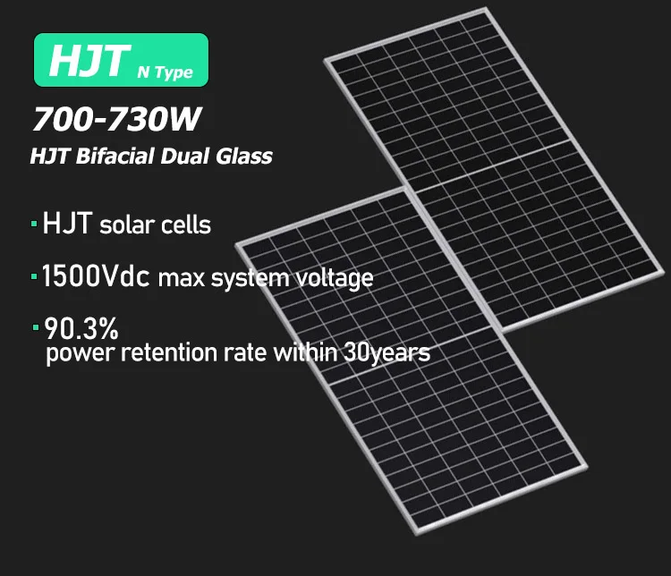 Greensun Hjt Topcon Double Glass Solar Panel 700w 705w 710w 715w 720w 725w 730w Solar Panel For ...
