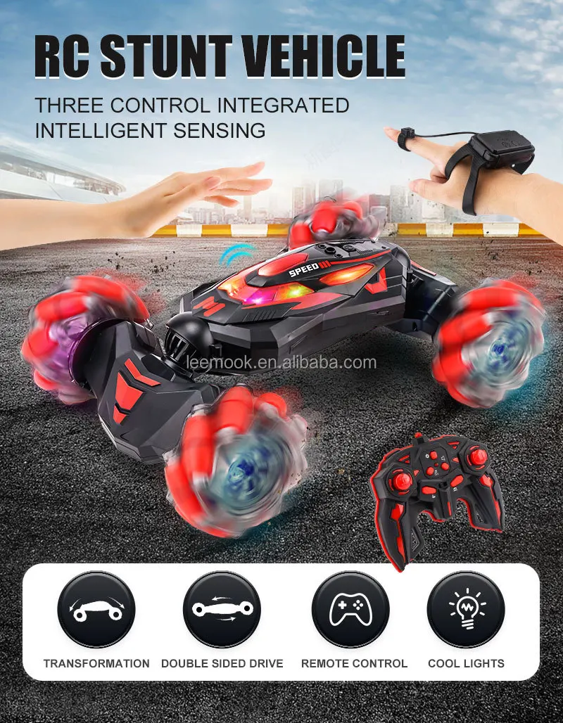 4wd Drift Rotation 360 Gesture Sensing Rc Car Toys Boys Stunt Hand ...