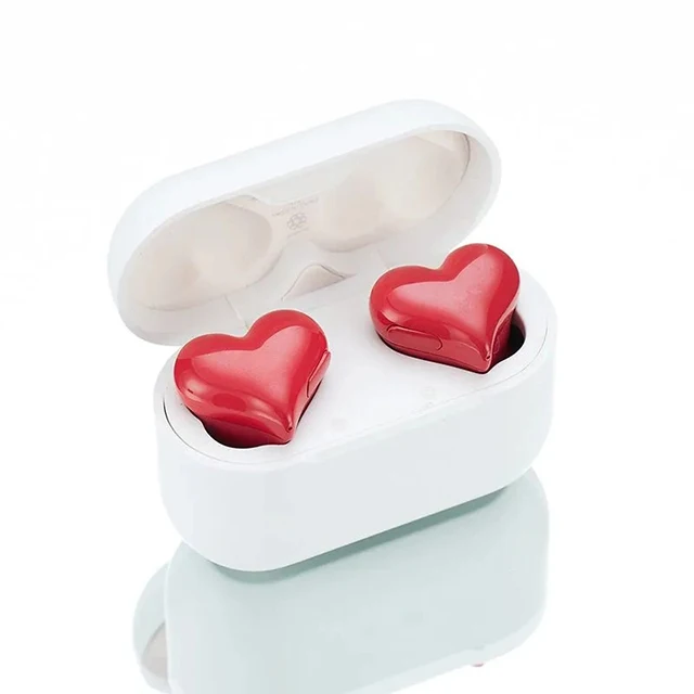 Top Sales Tws Bt5.3 Gift In-ear Wireless Heart Earbuds Cute Love Heart ...
