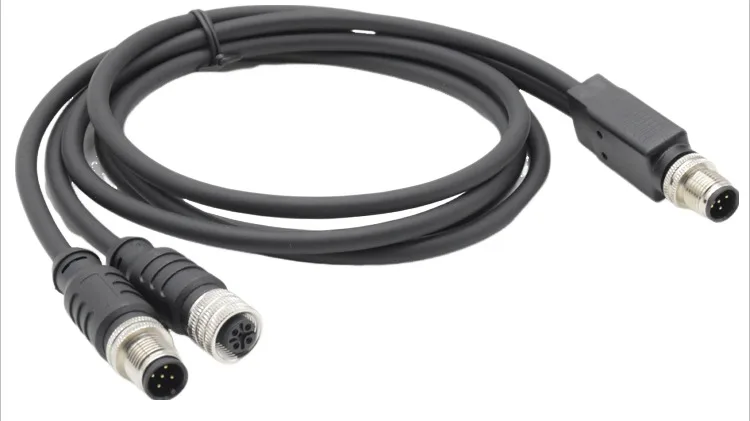Y-cable Y-splitter 5pin 1 Male To 1male And 1 Female Cable Manufacture ...