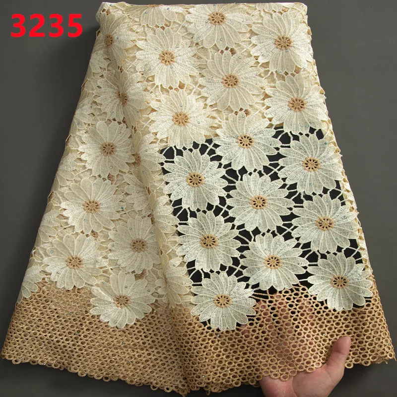 3235 Cute Pomona Green Afrian Guipure Embroidery Lace Fabric Wholesale ...